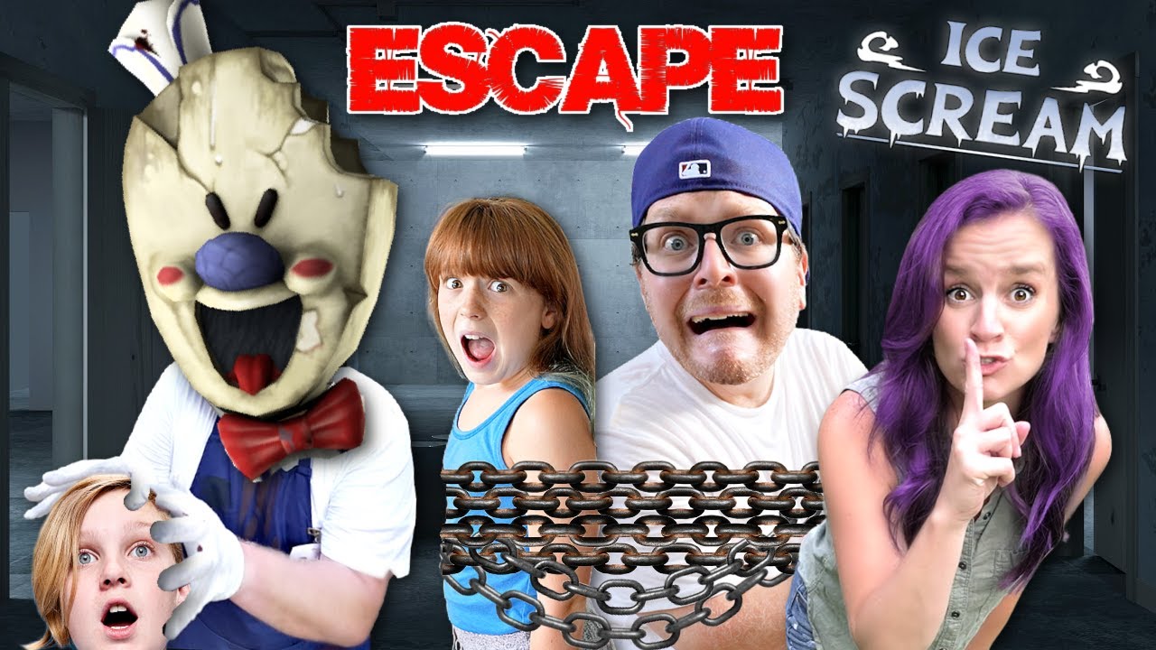 ICE SCREAM 4 IN REAL LIFE - Escape Room with ROD & PROHACKER - YouTube