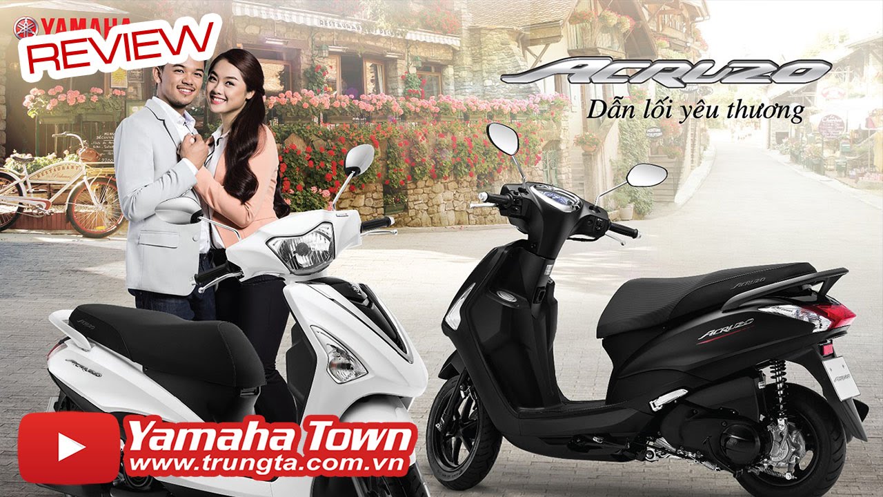 Yamaha Acruzo - Chi tiết xe tay ga tiết kiệm nhiên liệu, nhiều tiện ích ...