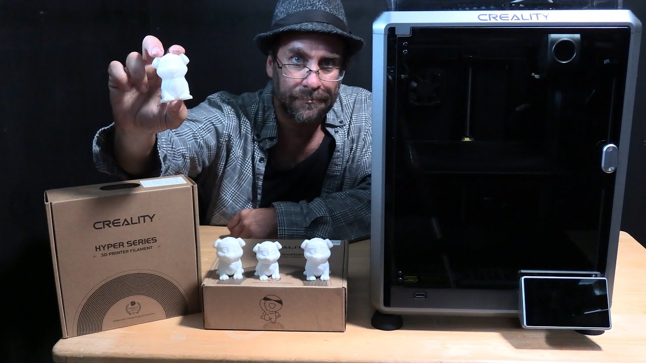 Testing Creality Hyper PLA on K1 3D Printer. High Speed Filamanet ...