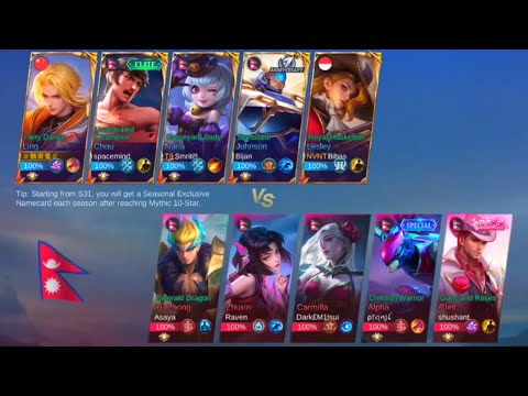 nep LING duo domination in legend lobby. Ling not banned ! #ling #mlbb