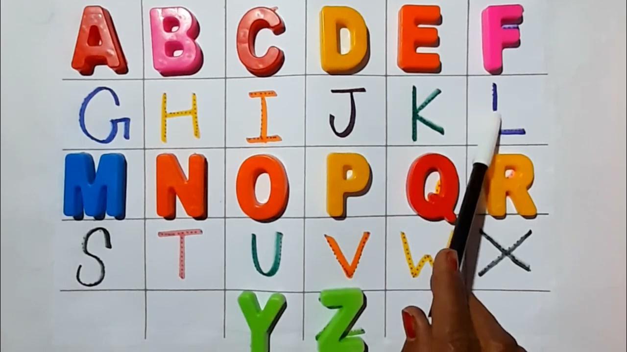 abcd full alphabet, AtoZ english letters write and learn video for kids, abc for nursery, learn ...