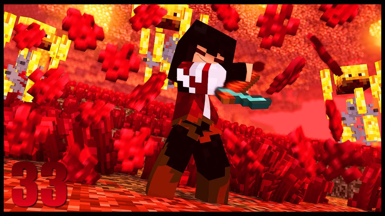 FARM DE FUNGO DO NETHER E PREPARAÇÃO PRA TORRE! - HAWK MAPA #33 ...