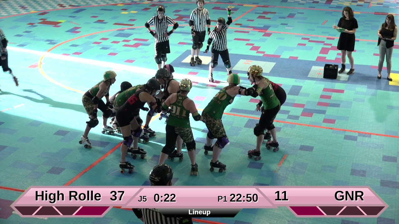 Rose City Rollers Season 14 Championships Bout 1 Guns N Rollers vs High ...