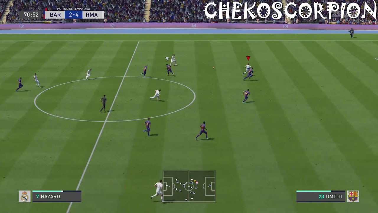 FIFA 20 BAR VS RMA 2-5 CON DESCONEXION - YouTube