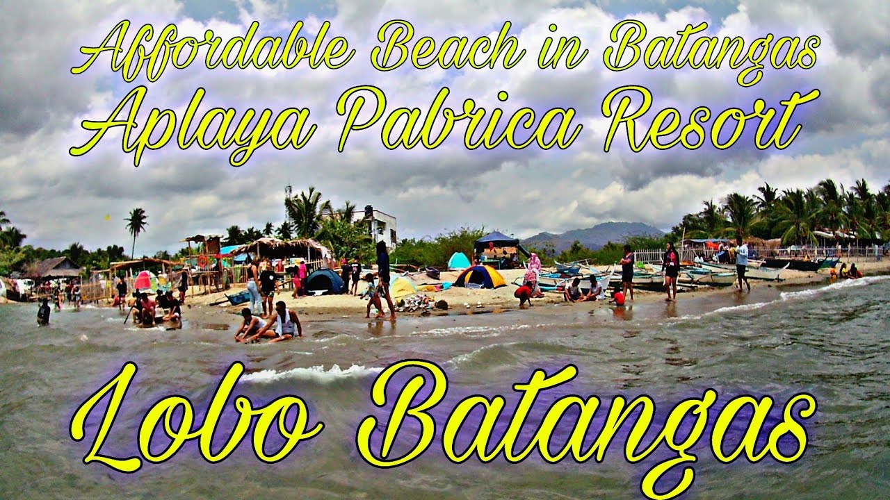 Aplaya Pabrica Resort in Lobo Batangas | Batangas Beach - YouTube