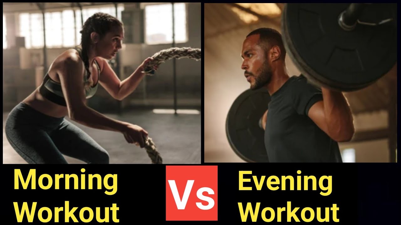 Morning Workout Vs Evening Workout l@HealthCareCenter - YouTube