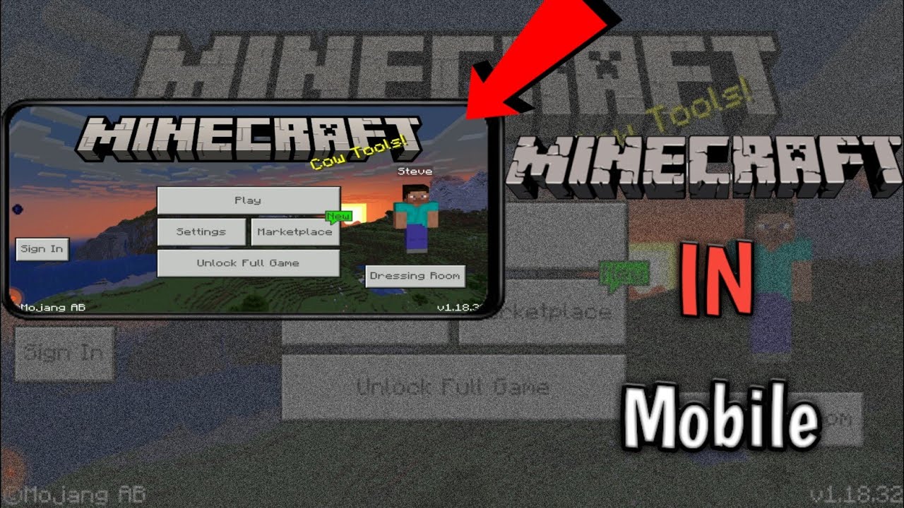 Minecraft in Mobile//How to download Minecraft in Mobile - YouTube