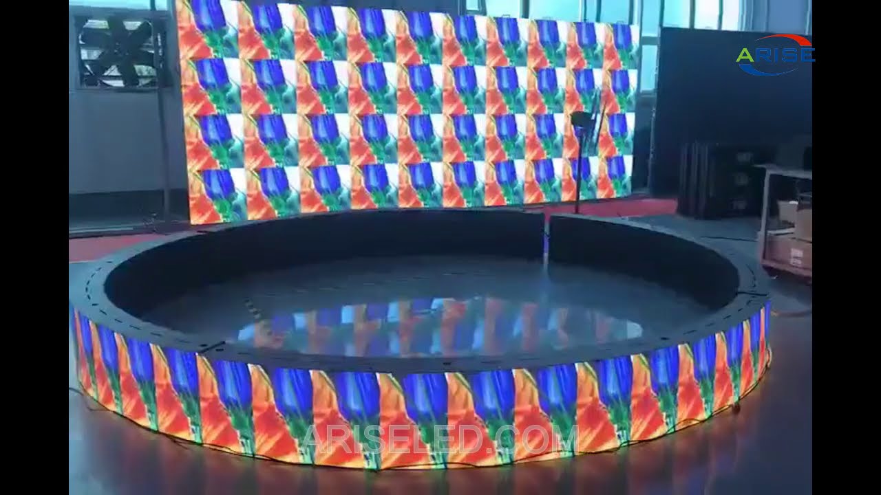 Soft flexible led display module led panel soft led video wall,flexible ...