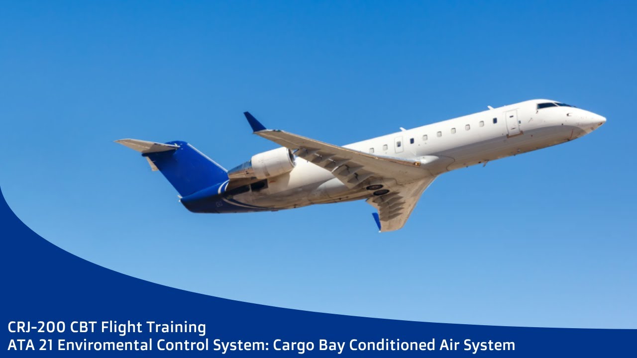 LEARN TO FLY AN AIRLINER 👨‍ ️ ️| CRJ-200 CBT Tutorial Environmental ...