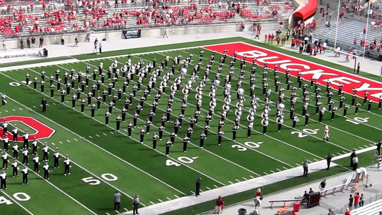 Ohio State University Marching band Post Game Concert Ohio Univ Fight ...