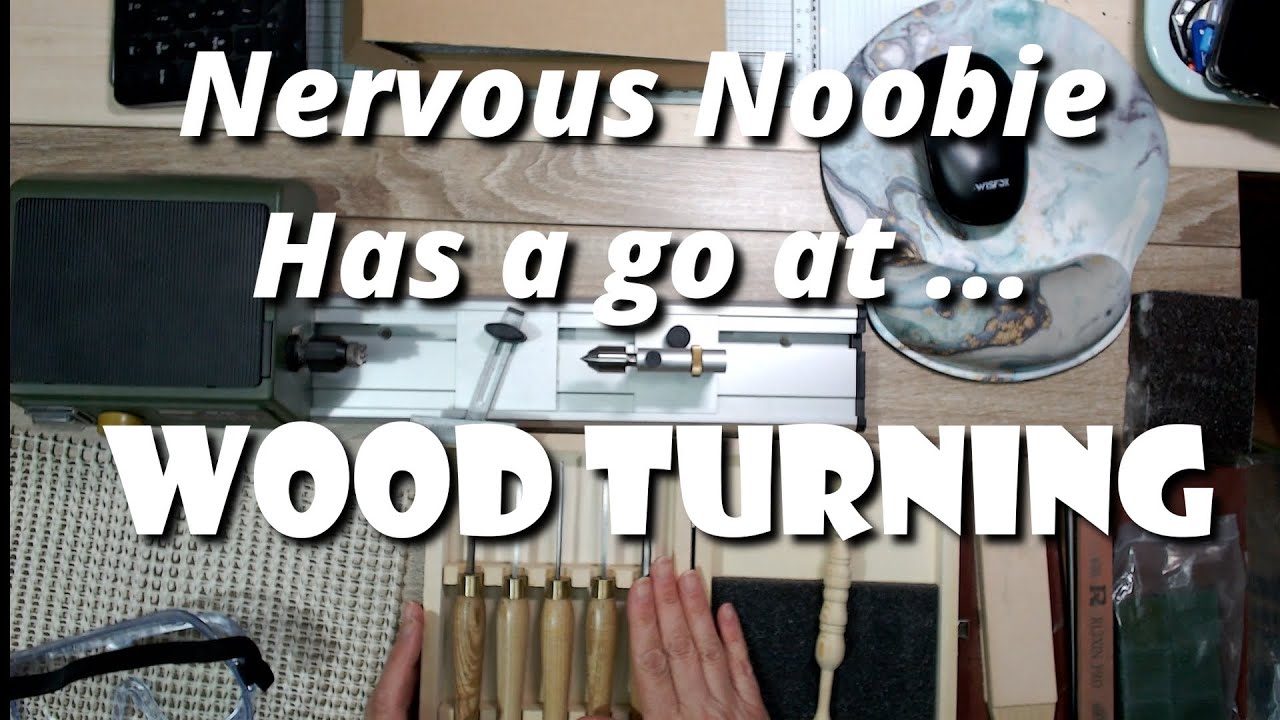 Beginners Try Out the Proxxon DB 250 mini woodturning lathe - YouTube