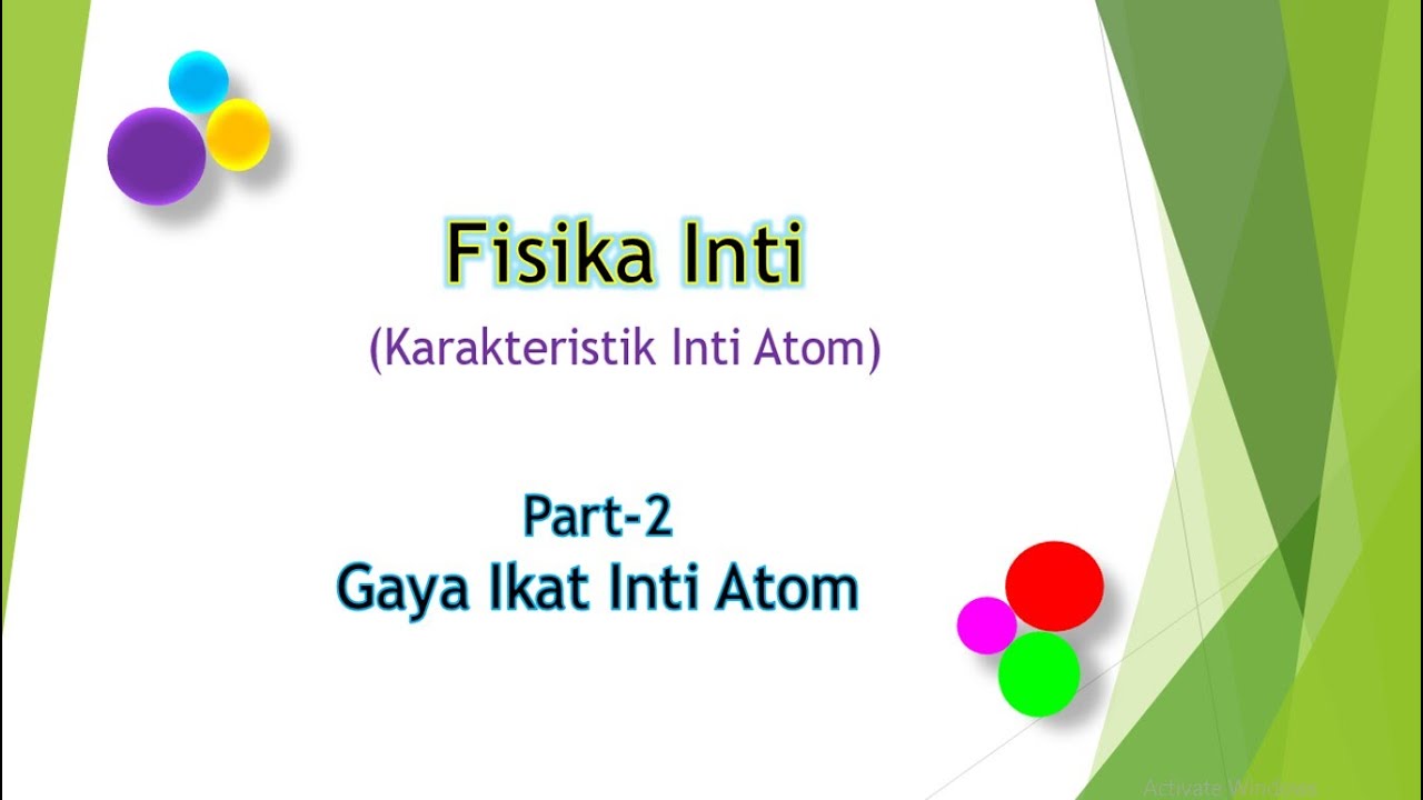 Gaya Ikat Inti Atom- Fisika Inti Part-2 - YouTube