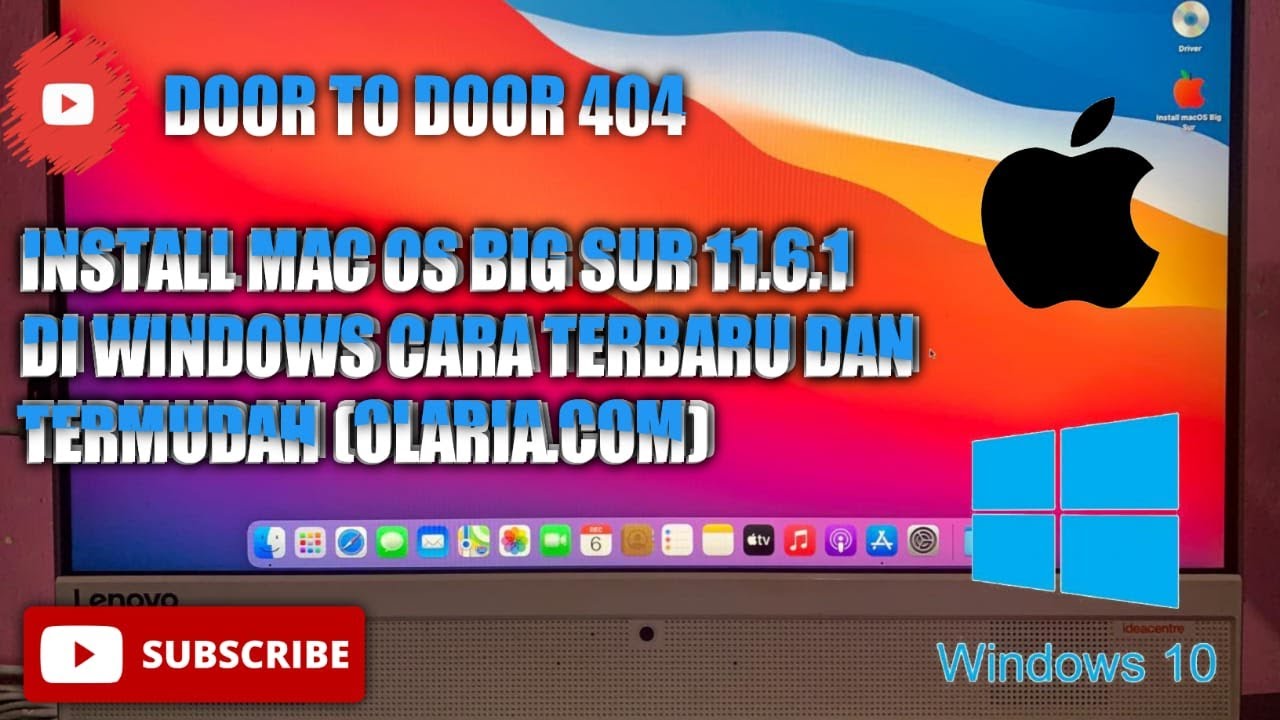Install mac os big sur olarila di pc windows cara tebaru dan termudah - YouTube