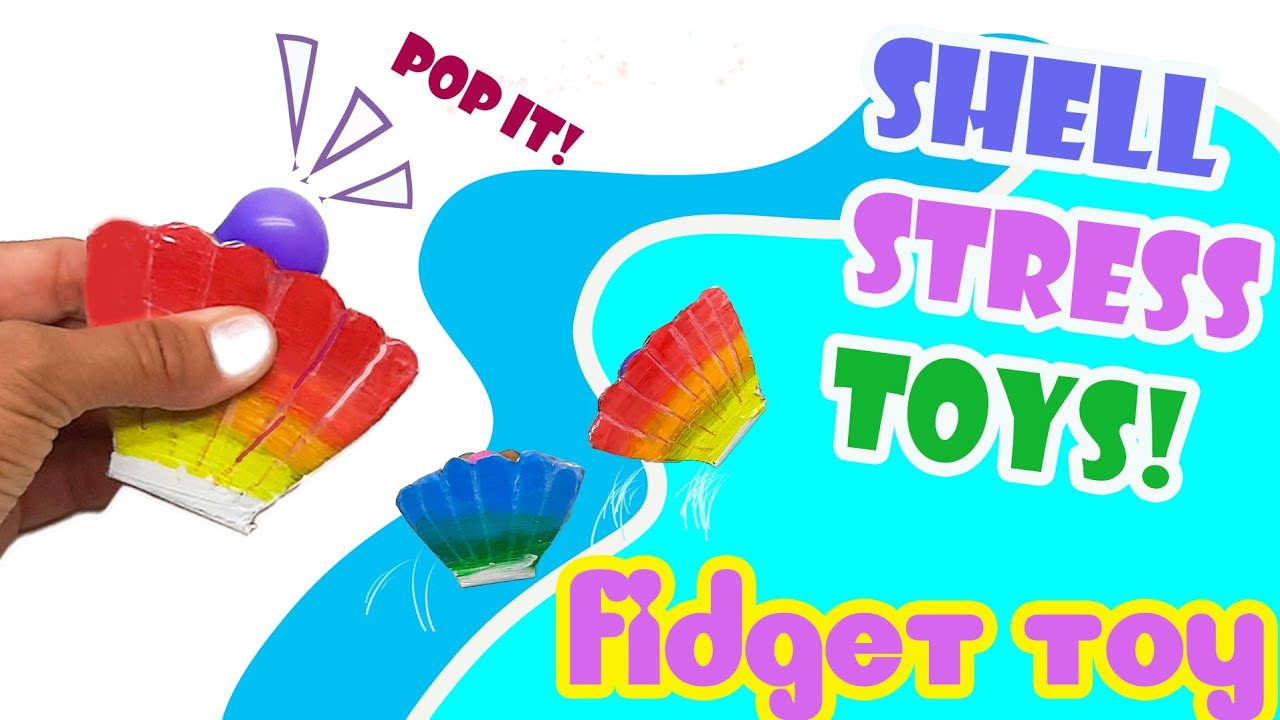 sea shell/Fidget Toys/ Stress Toy/ Антистресс игрушку своими руками ...