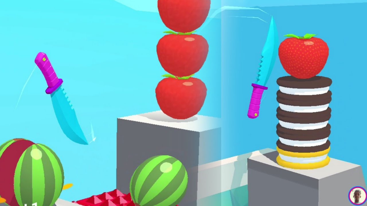 Slice it all game - walkthrough #Gameplay #sliceitall - YouTube