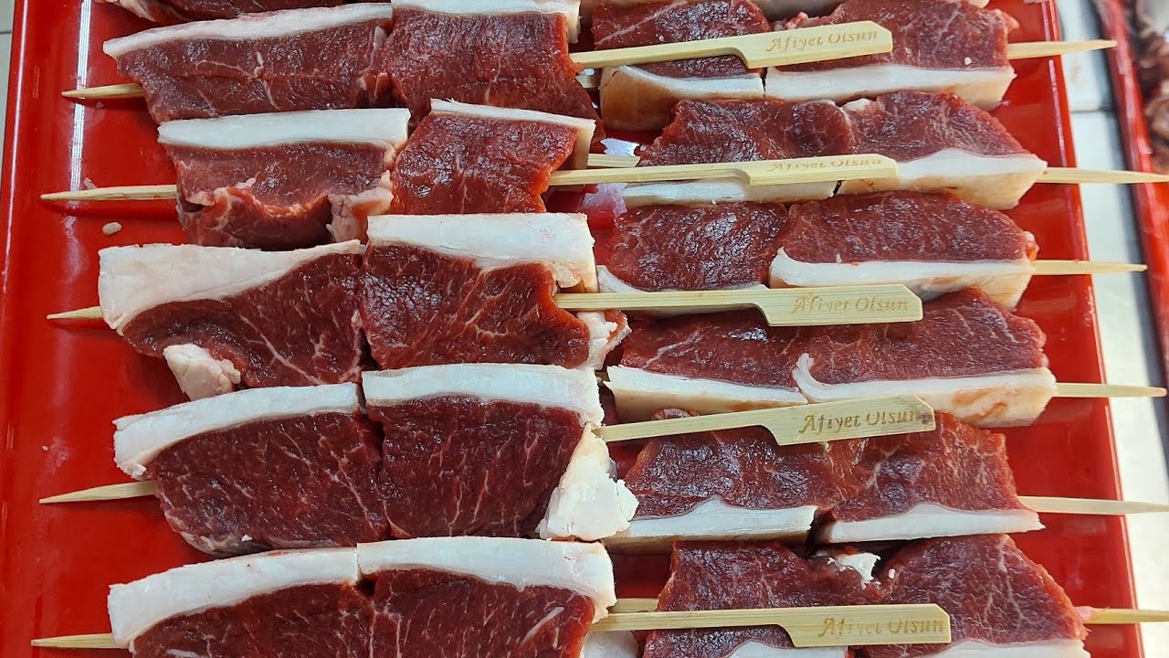 Kuzu sırtdan lokum....#meat #salata #belarus - YouTube