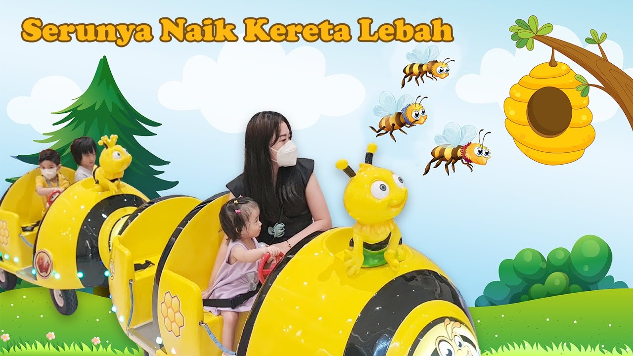 NAIK KERETA API LEBAH di The Park Mall, Semarang - (Bee Choo Choo Train ...