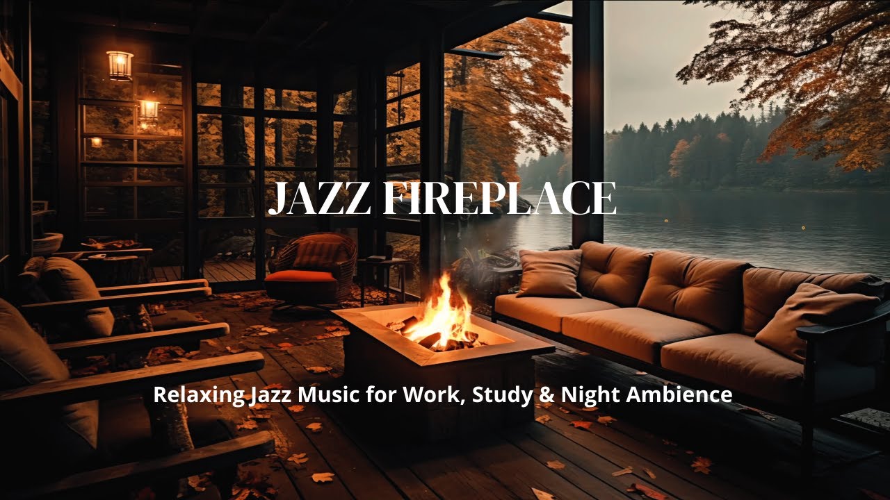 Cozy Jazz Fireplace 🔥 Relaxing Jazz Music for Work, Study & Night ...