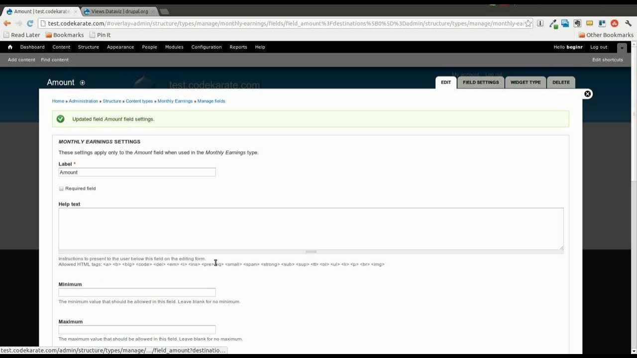 Drupal Views DataViz Module - Daily Dose of Drupal Episode 1 - YouTube