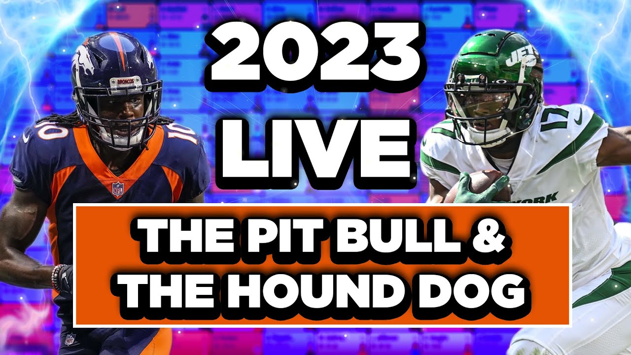 FANTASY FOOTBALL DRAFT 2023 LIVE (PIT BULL) - YouTube