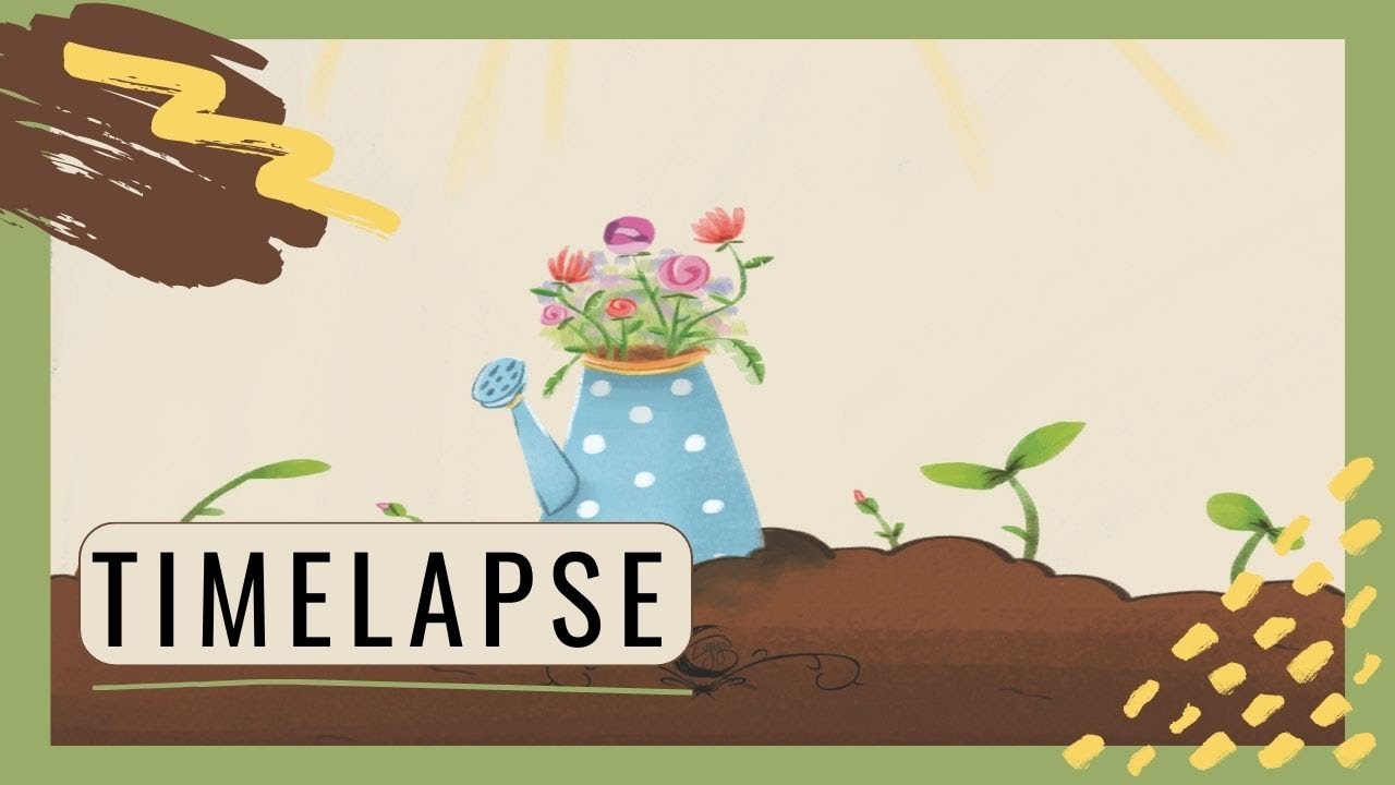 🌷 ILLUSTRATION - Spring 2023 - Digital painting timelapse 🌷 - YouTube