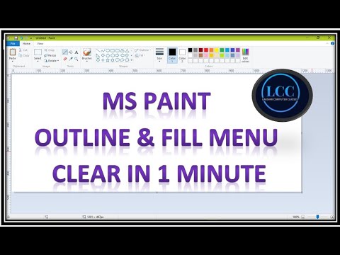 paint outline and fill tools useLAKSHMI COMPUTER CLASSES is live - YouTube