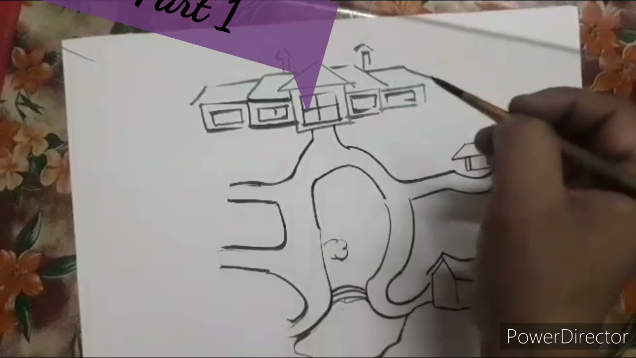 How to Sketch a Town Map - YouTube