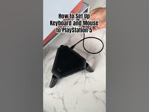 How to Set Up Keyboard and Mouse to PlayStation 5 #ps5 #playstation #xbox #xboxone #xboxseriesx ...