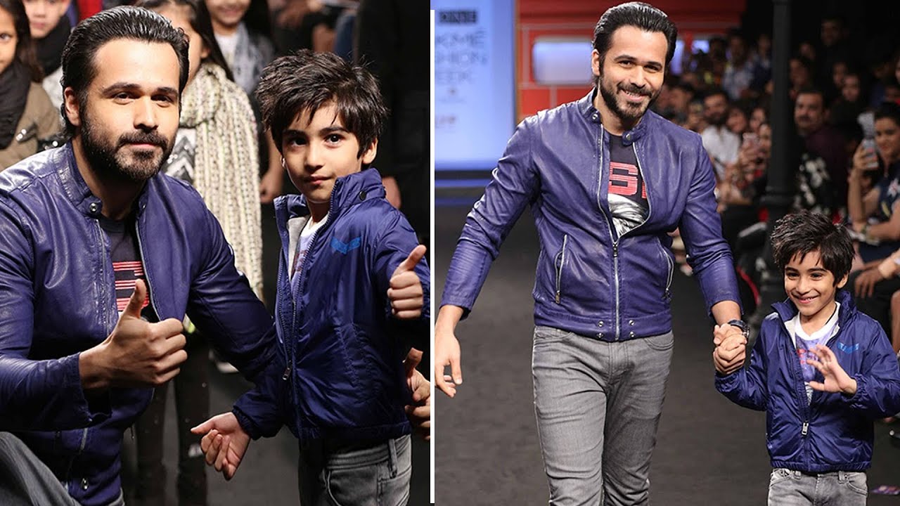 Emraan Hashmi WALKS The Ramp With His Son At Lakme Fashion Week 2016 ...