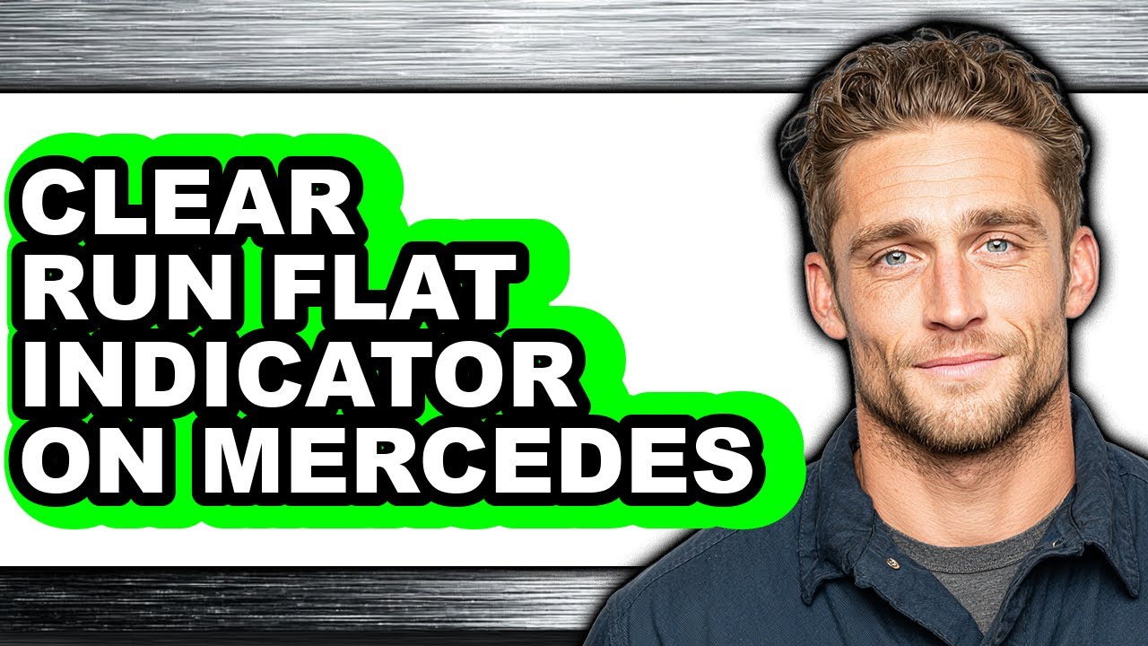 How To Clear Run Flat Indicator On Mercedes - Easy Guide - YouTube