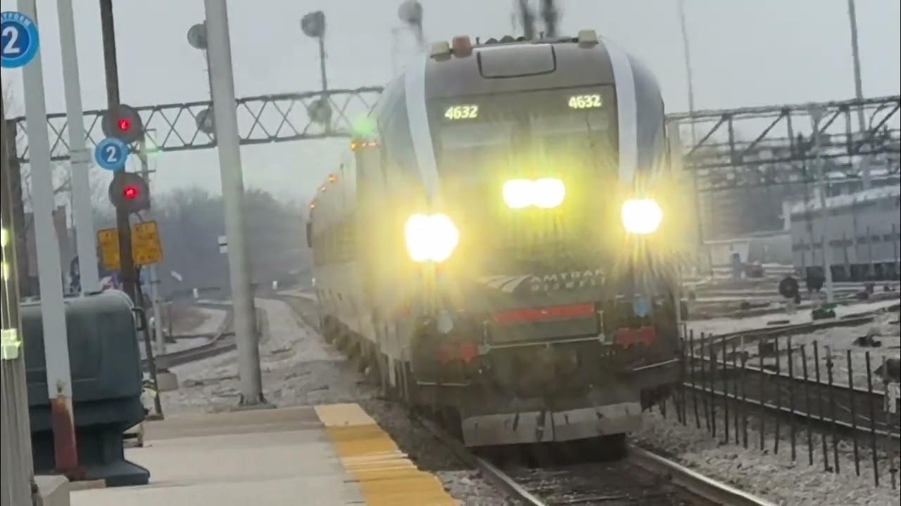 Amtrak Hiawatha #338 At Western Avenue (MILW) On February 2, 2025 - YouTube