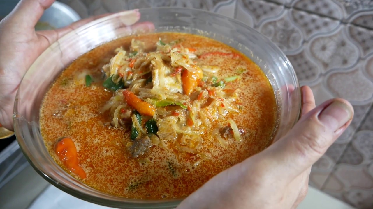 CARA MEMBUAT SAYUR GODOK LONTONG - YouTube
