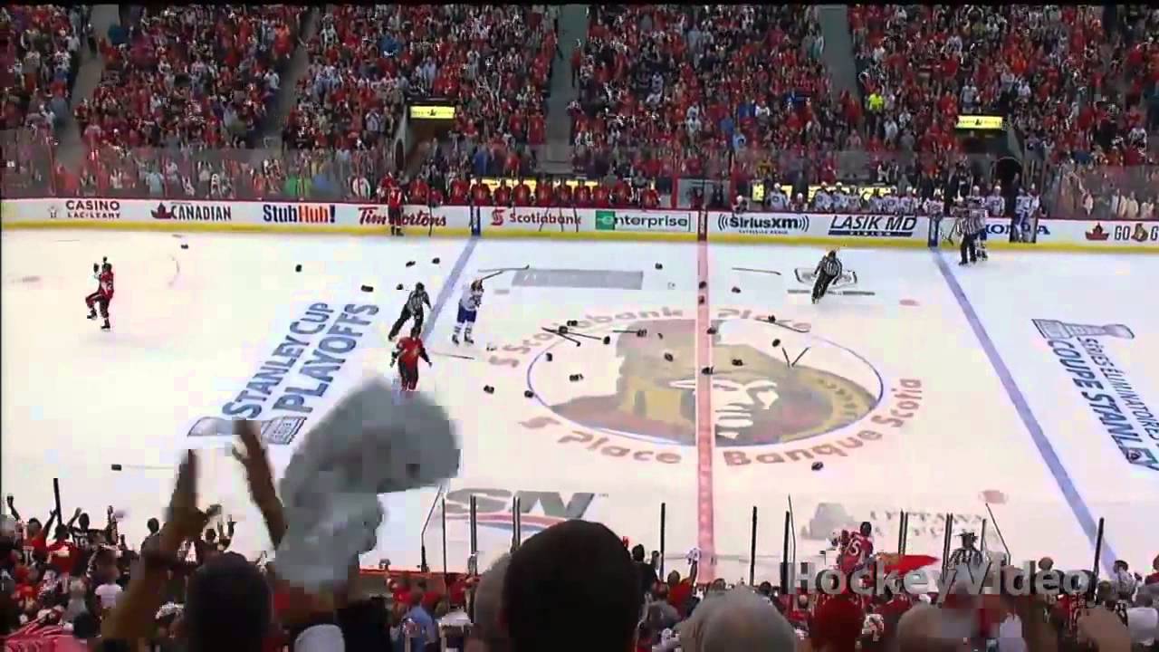 Full line brawl (Fight/Драка) Montreal Canadiens vs Ottawa Senators ...