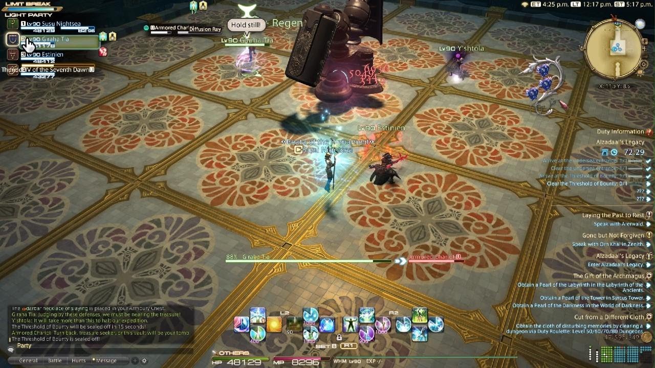 Alzadaal's legacy FF14 [2nd boss fight] - YouTube