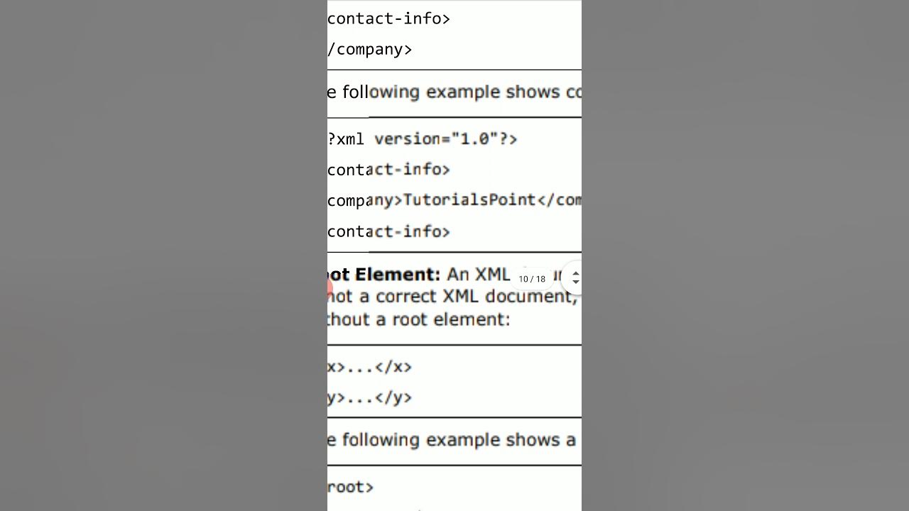 Xml tutorial:Syntax and declaration of xml - YouTube