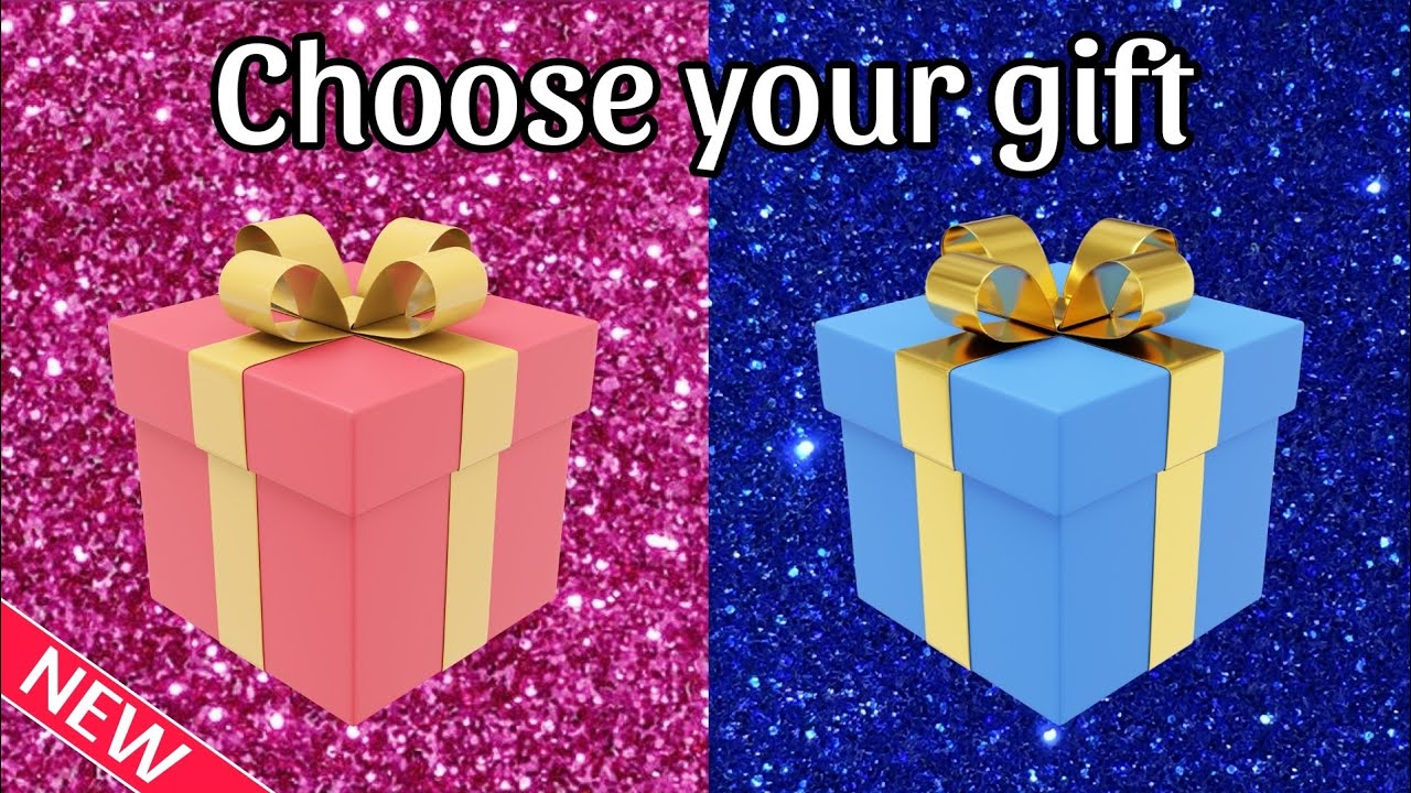 Choose your gift 🎁🤩💝🤮 || 2 gift box challenge || 1 bad & 1 good # ...