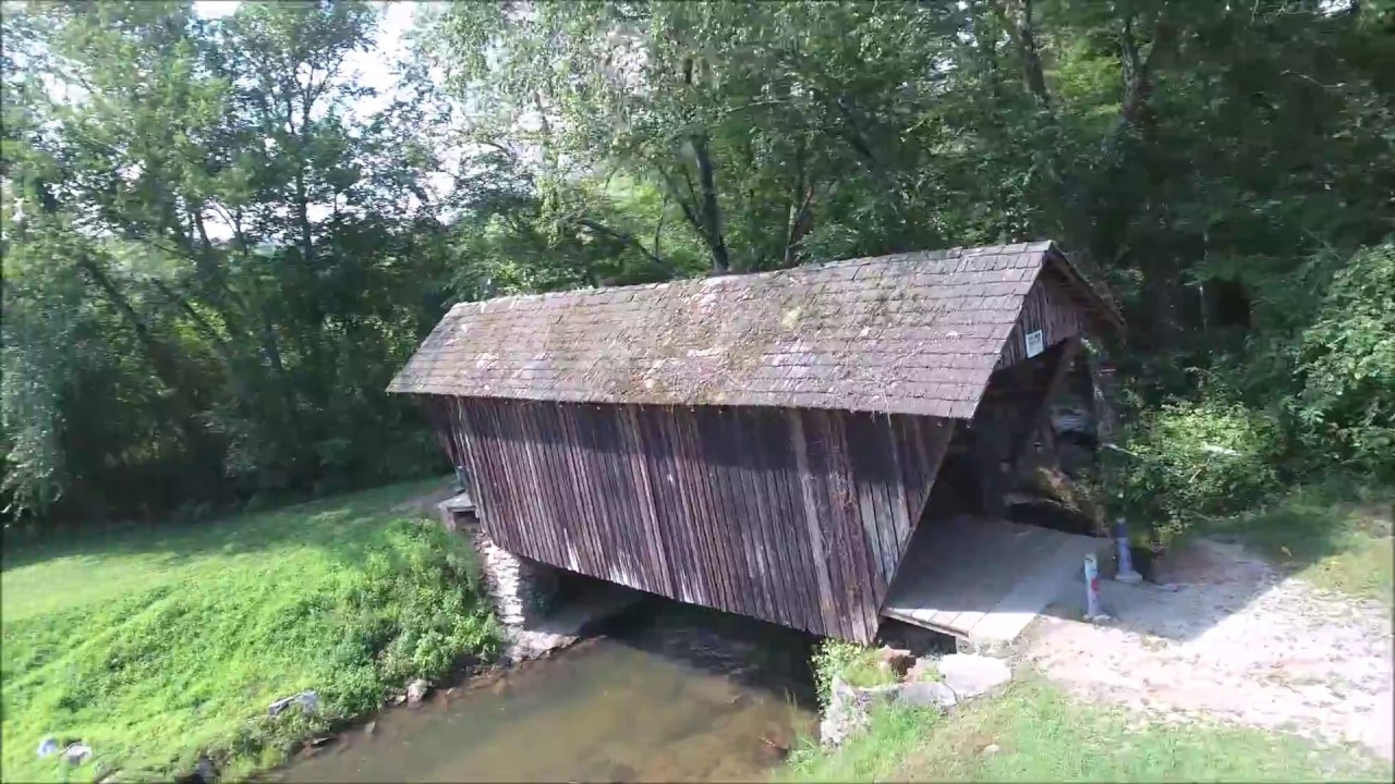 Stovall Mill Covered Bridge White County Georgia - YouTube
