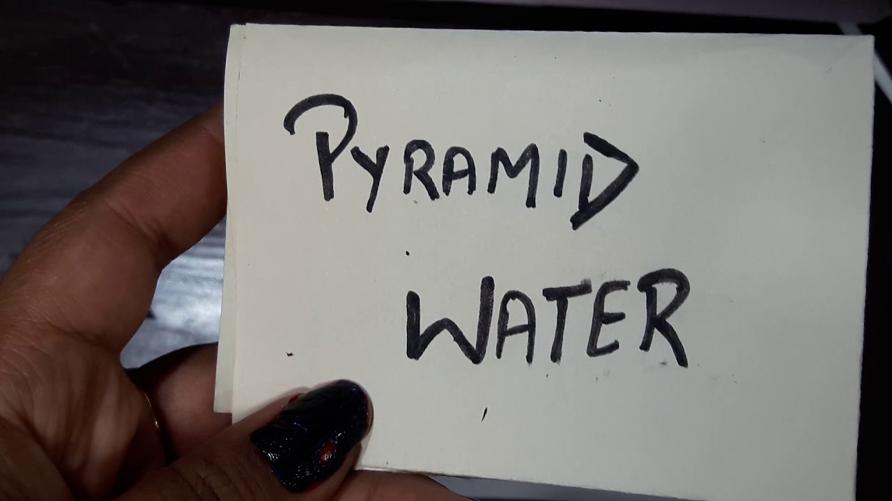 Pyramid healing/ heal with pyramids/ charge water - YouTube