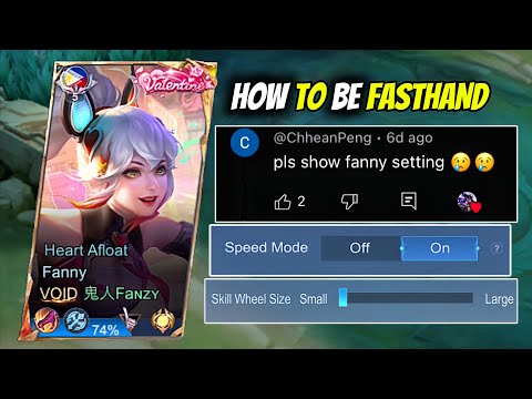 The Secret FASTHAND FANNY SETTINGS PRO Players Use🥶🔥| MLBB