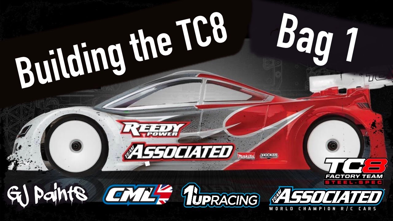 Building the Team Associated TC8 touring car - Bag 1 Assembly Guide ...