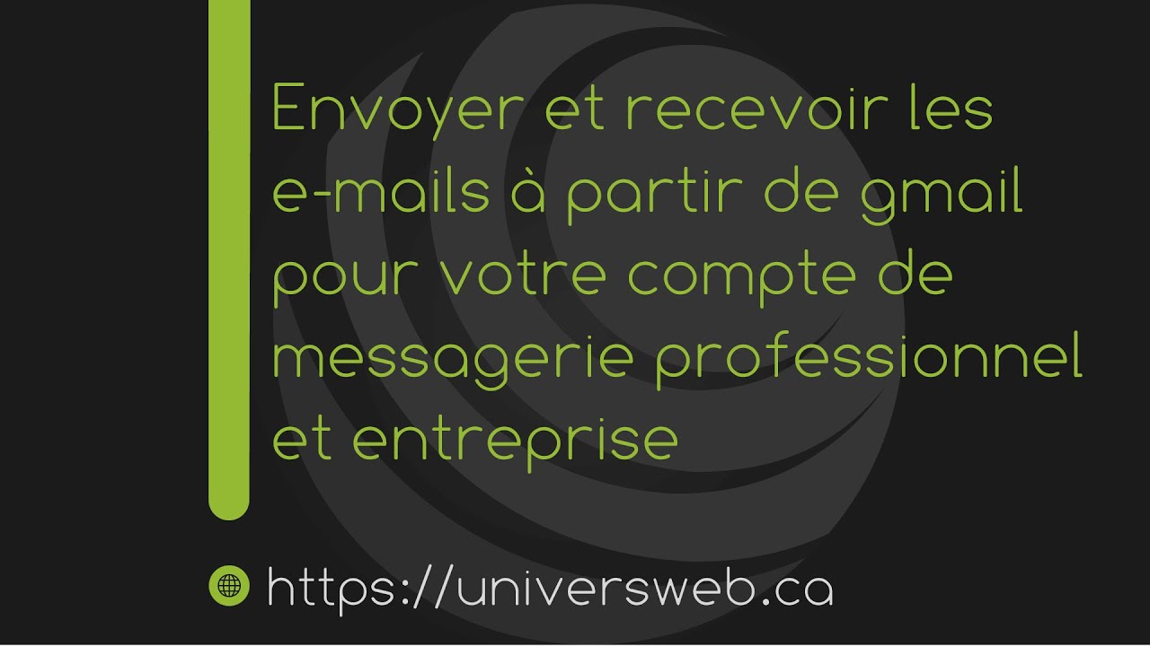 Envoyer et recevoir les e-mails à partir de gmail service de messagerie ...