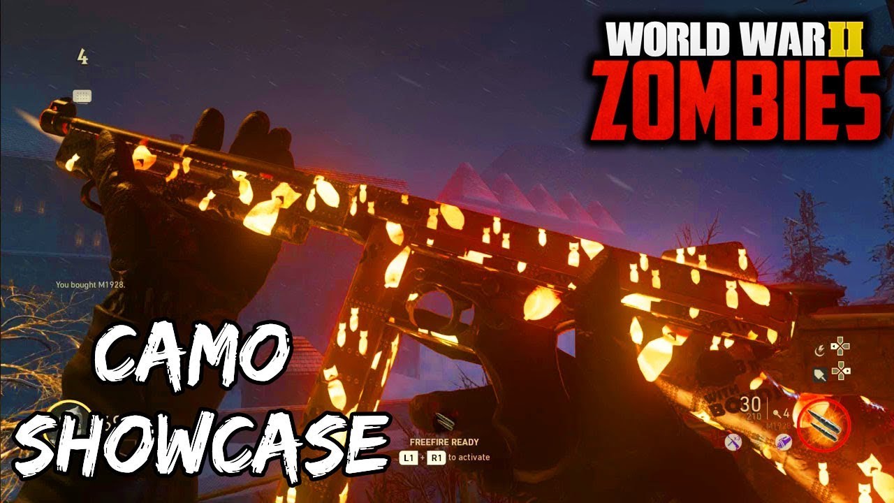 "BOMB VOYAGE" ZOMBIES CAMO GAMEPLAY SHOWCASE! (Call Of Duty World War 2 ...