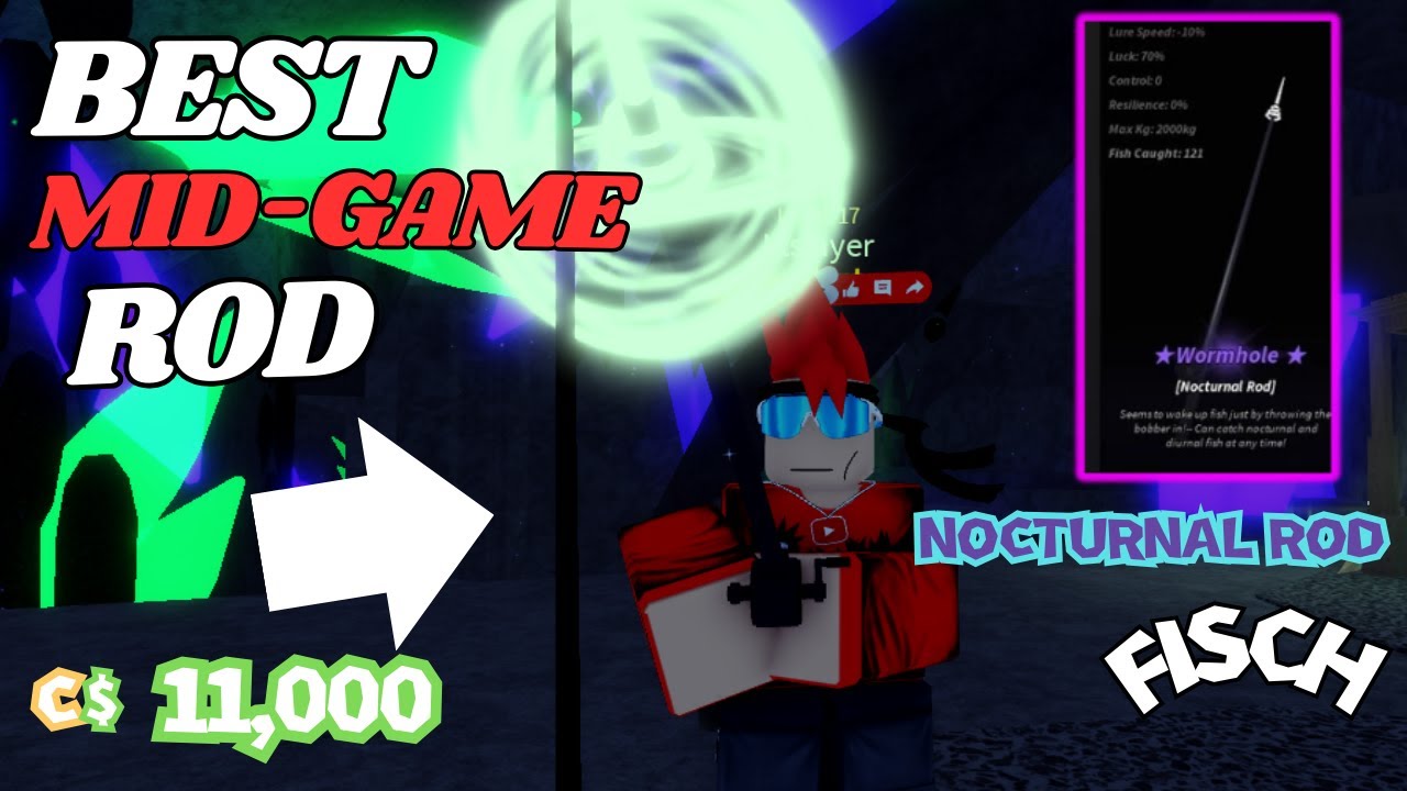 The BEST Fishing Rod In Roblox Fisch - YouTube
