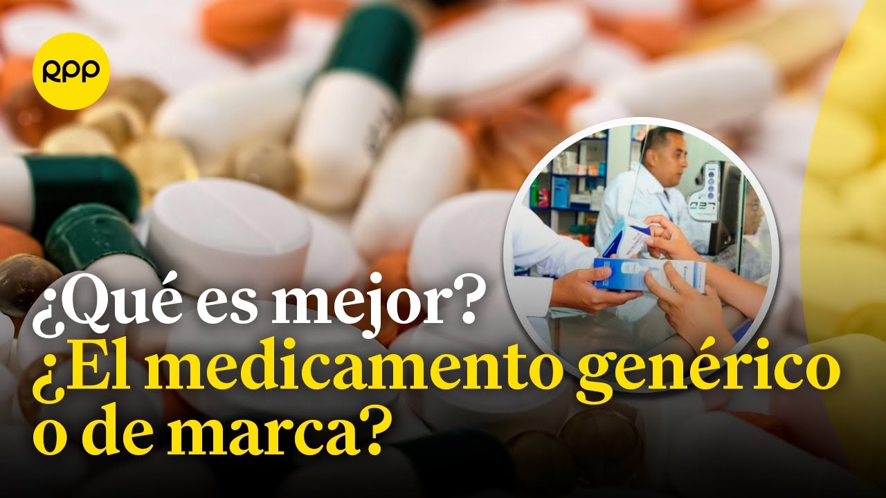 Diferencias entre el medicamento genérico y de marca - YouTube