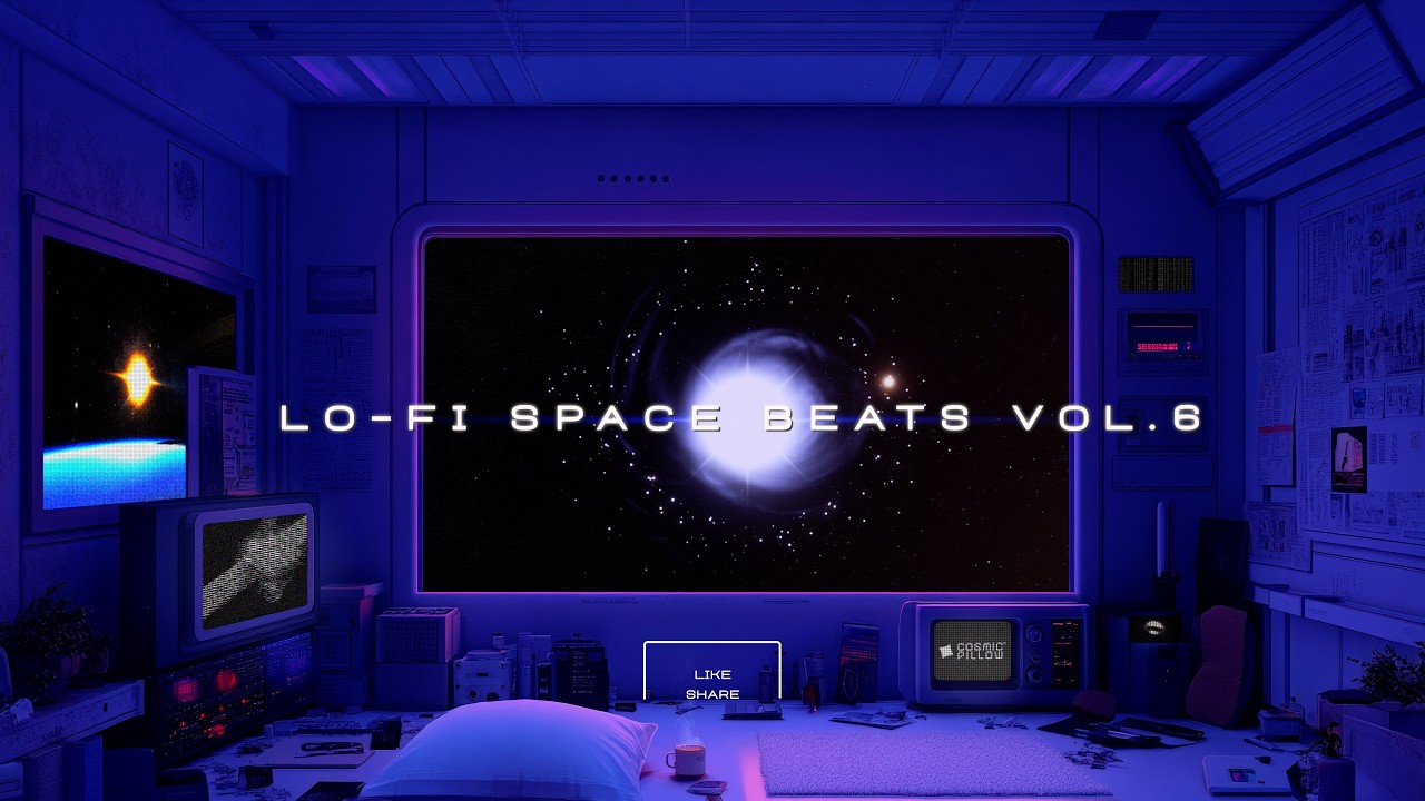 Lo-fi Space Beats Vol.6 | 🎧 Space Jazz Hop Chill Mix 🥤 - YouTube