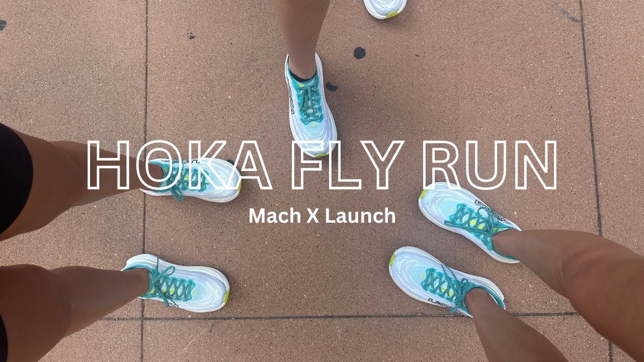 HOKA Fly Run Chicago - Mach X Launch | Ally Case - YouTube