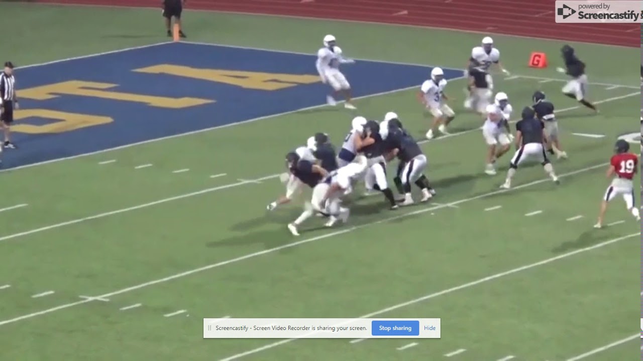 .Cooper McCollum, 2020 QB, 2019 1st Scrimmage vs Lago Vista - YouTube