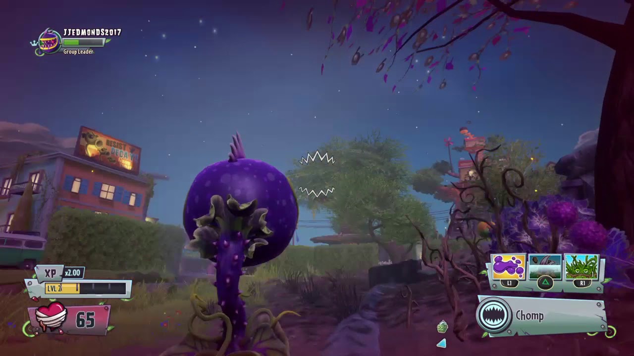 Plants vs Zombies GW2 Chomper showcase - YouTube
