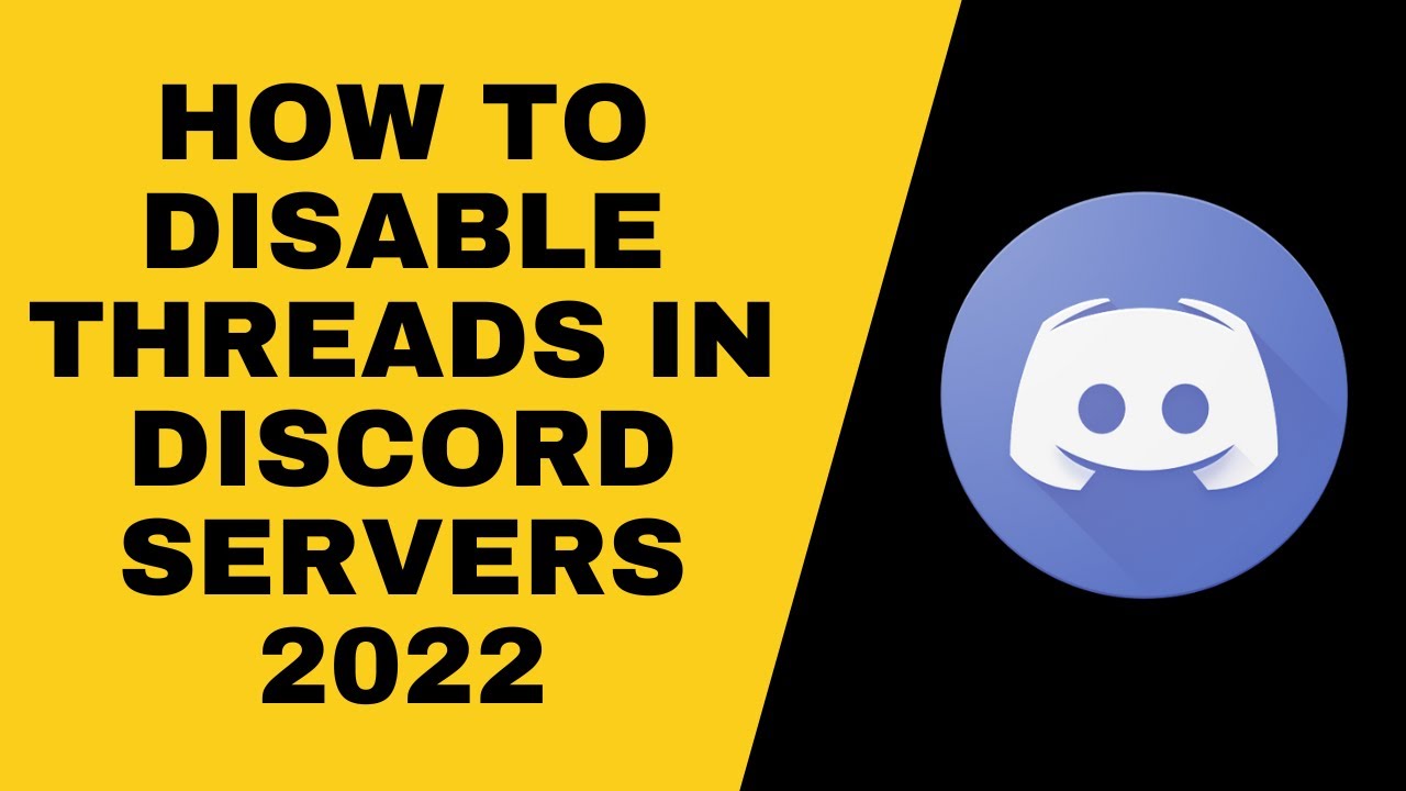 How To Disable Threads In Discord Servers 2023 - YouTube