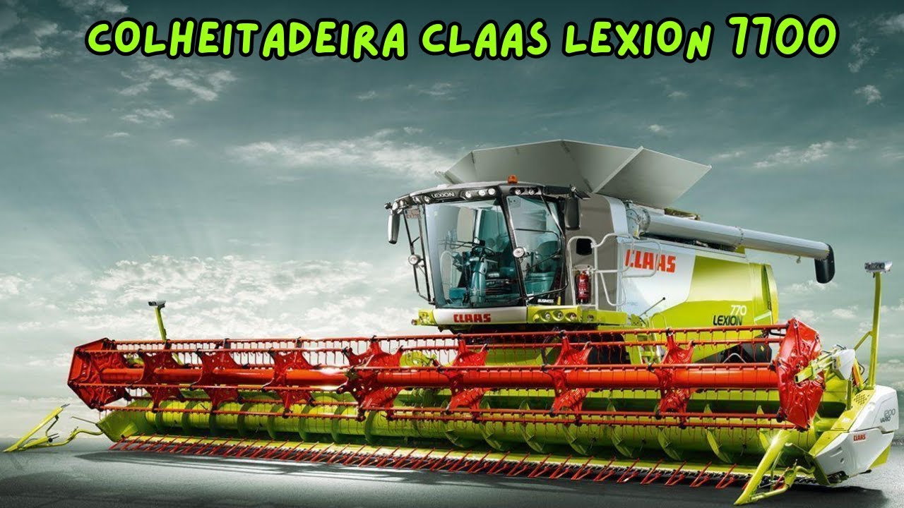 Colheitadeira CLAAS Lexion 7700: Alta Performance e Eficiência na ...
